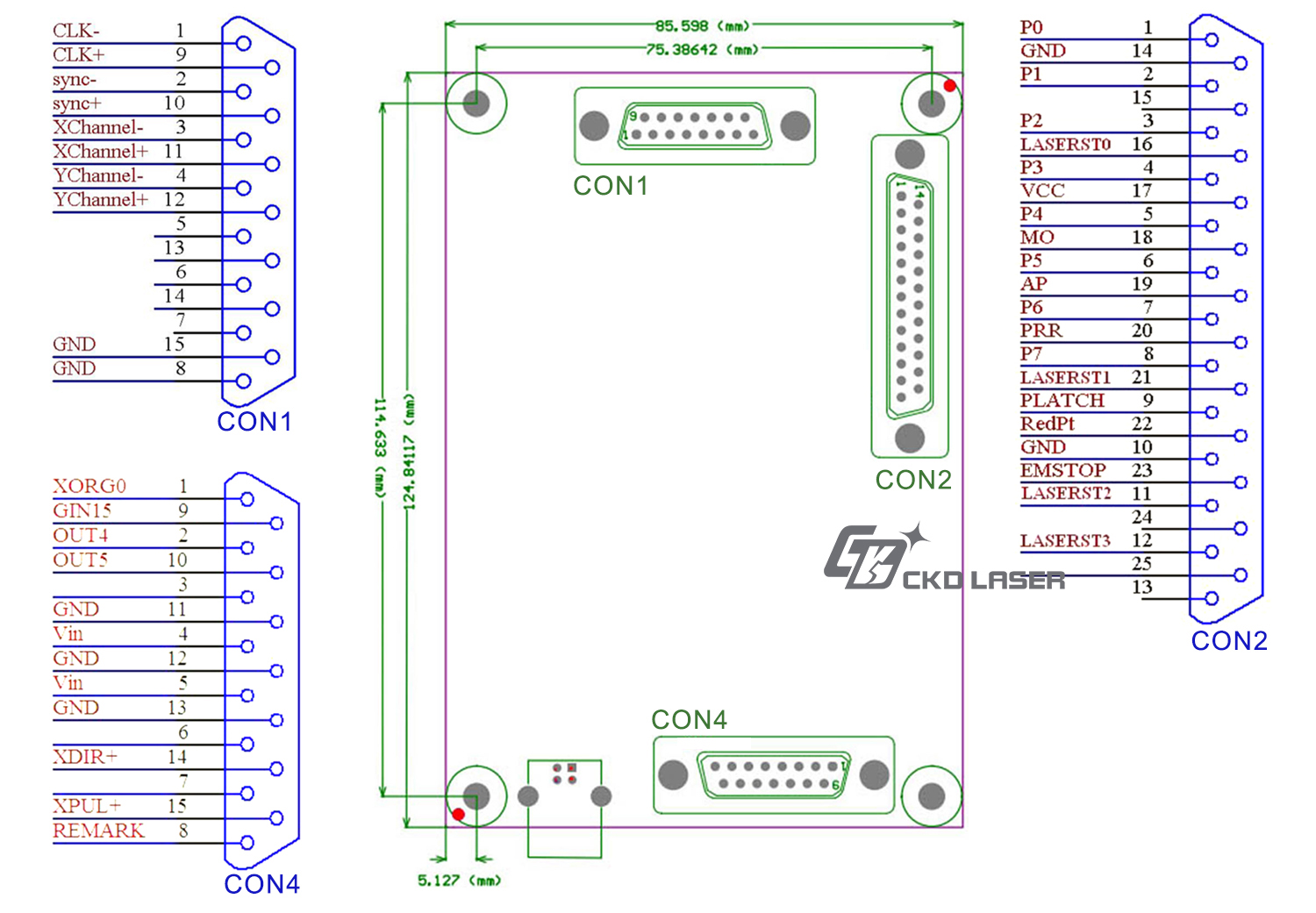 Control board for EzCad2 - CKD LASER CO., LTD深圳市昌刻鼎激光有限公司